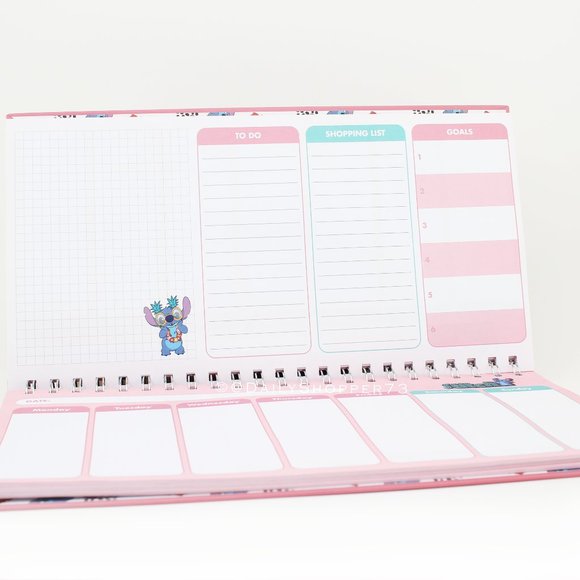Disney | Office | Disney Stitch Weekly Planner Todo Shopping Lists ...